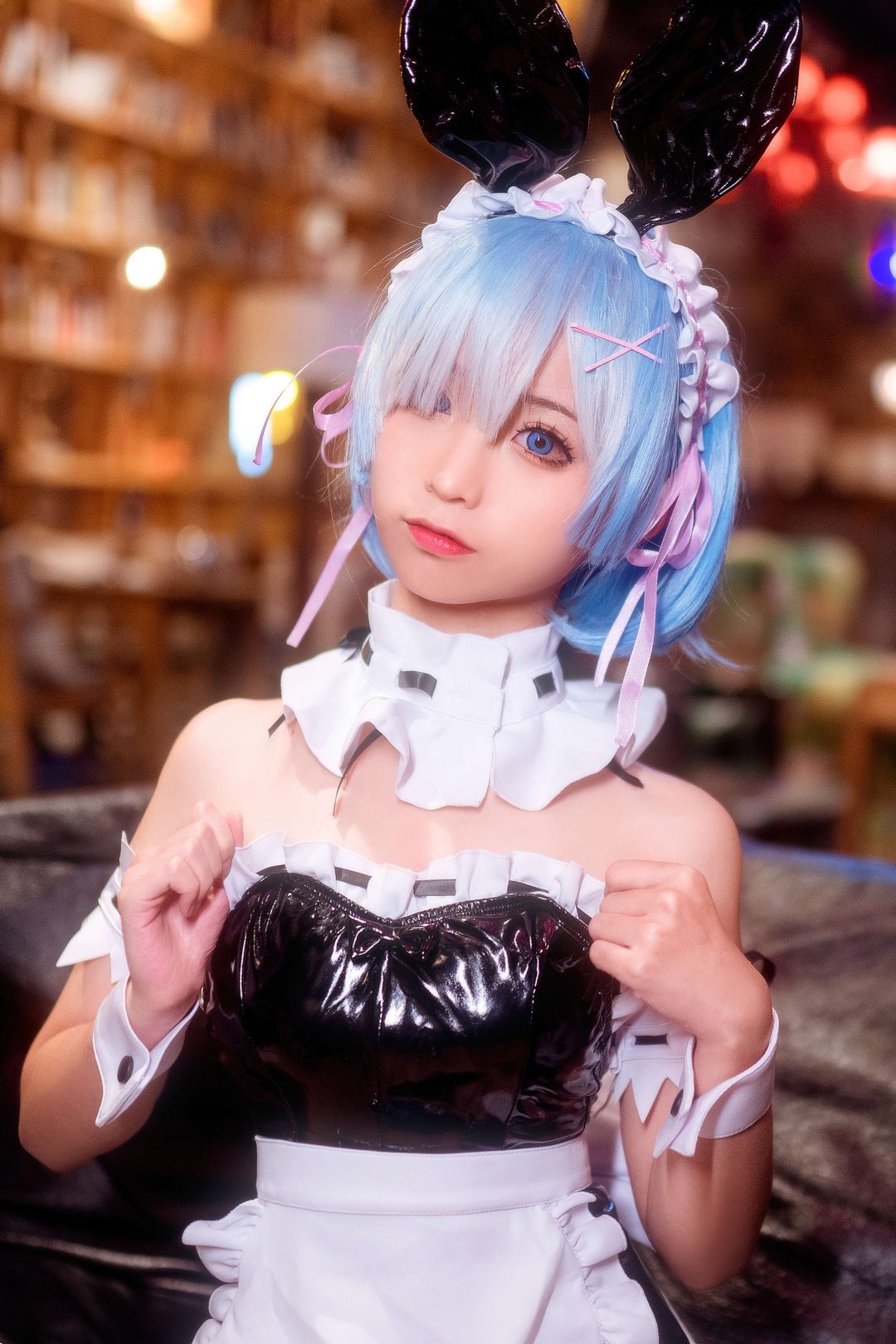 Coser@蠢沫沫 (chunmomo) Vol.025 蕾姆兔女郎 (41p)[549.85 MB] - idolcos