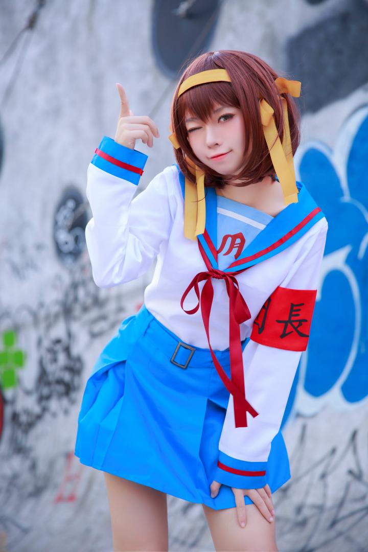 Coser@G44不会受伤 Vol.067 凉宫 制服 (20p)[51.55 MB] - idolcos