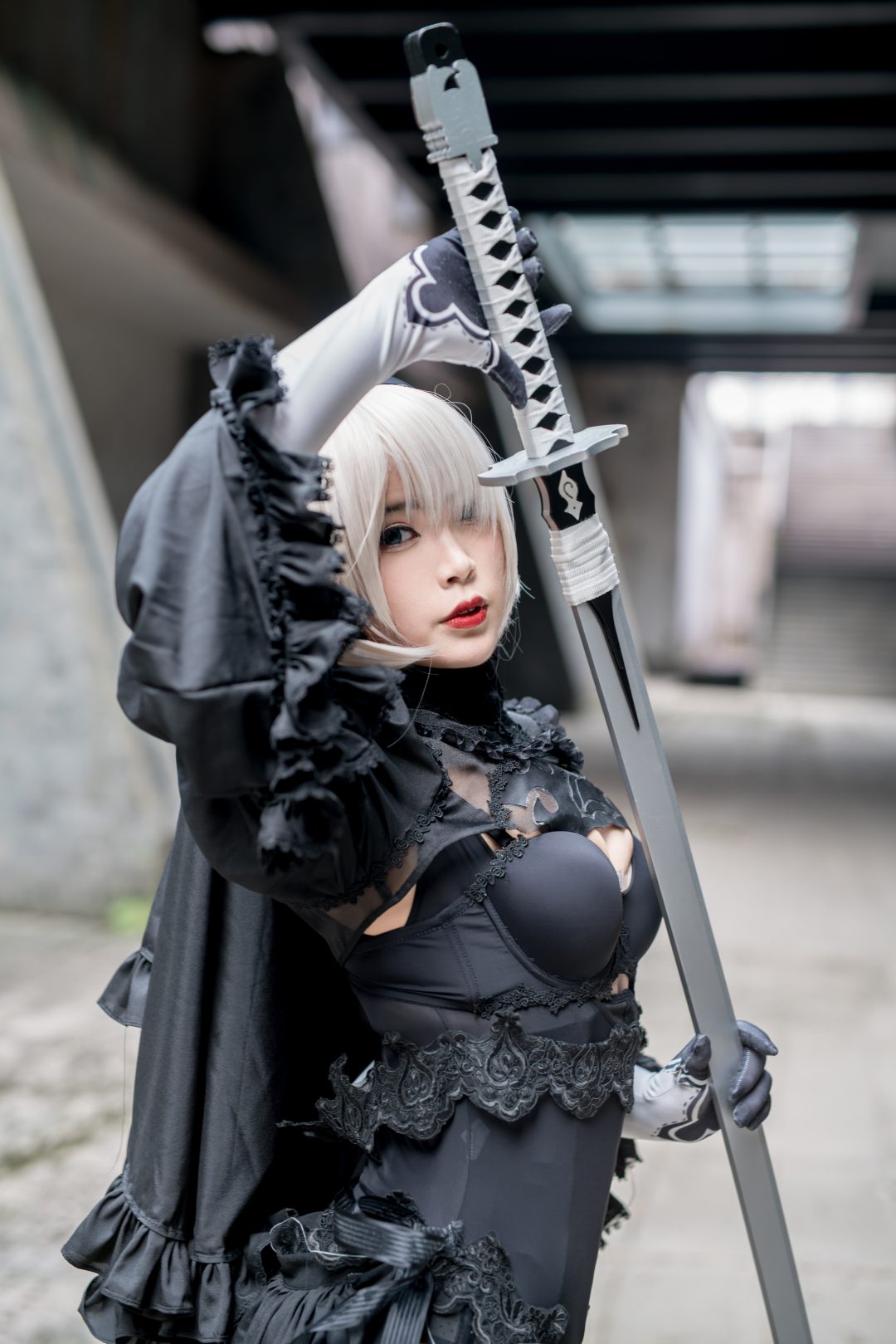 Coser@白烨 Vol.009 2b 黑白 (131p)[566.12 MB] - idolcos