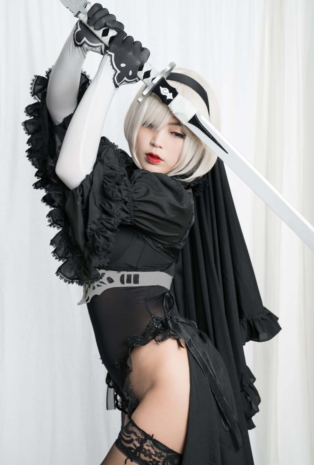 Coser@白烨 Vol.009 2b 黑白 (131p)[566.12 MB] - idolcos