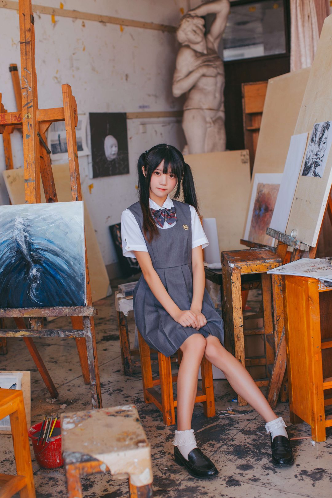 Coser@桜桃喵 Vol.028 画室少女 (17p)[176.87 MB] - idolcos