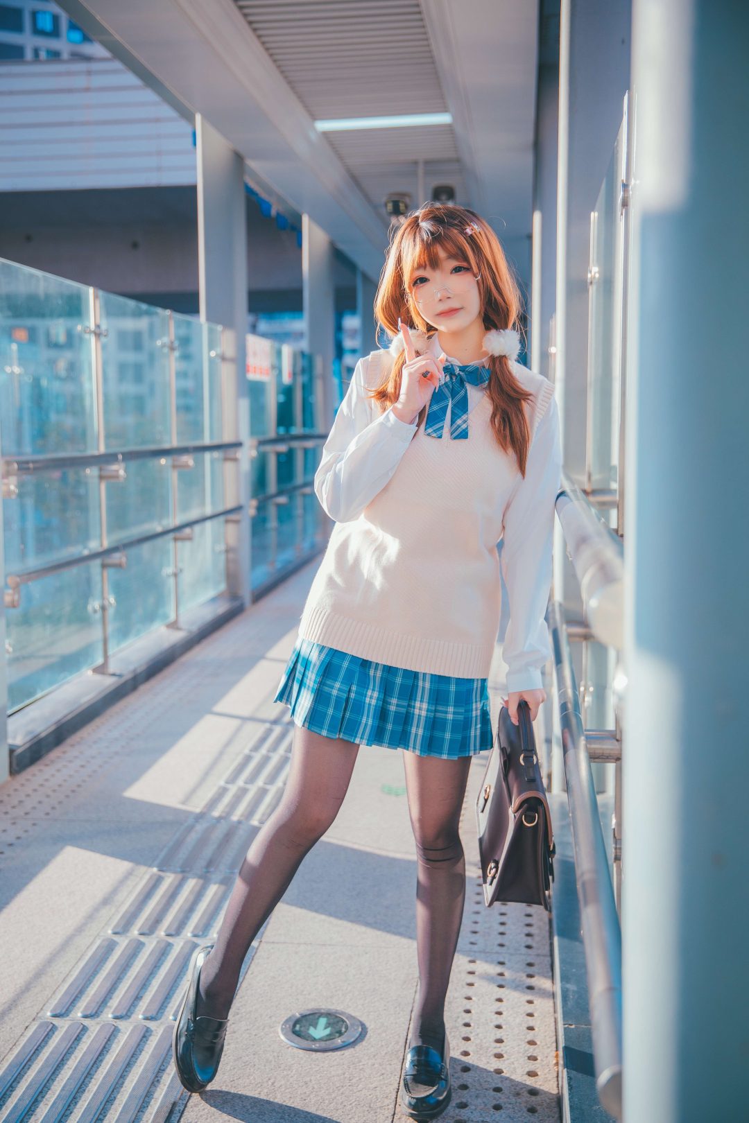 Coser@雪晴Astra (雪晴嘟嘟) Vol.036 JK夕阳 (25p)[356.16 MB] - idolcos