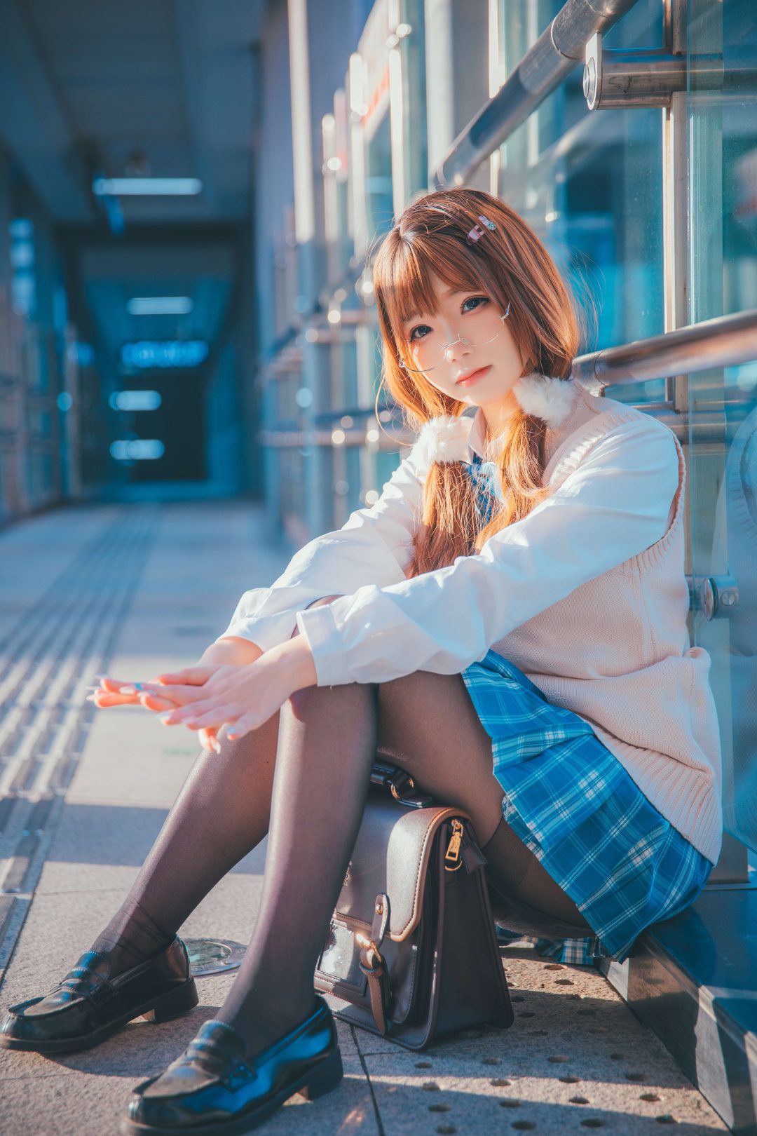 Coser@雪晴Astra (雪晴嘟嘟) Vol.036 JK夕阳 (25p)[356.16 MB] - idolcos